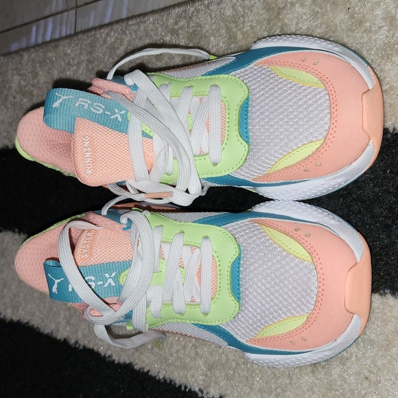 Puma | Shoes | Brand New Puma Rsx Fade Multi Color Size 65 White Yellow ...